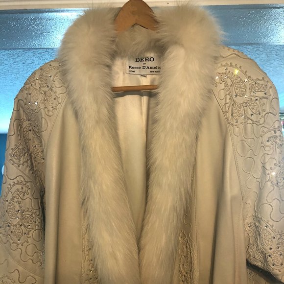 Rocco D'Amelio | Jackets & Coats | Full Length Dero Leather Coat With ...